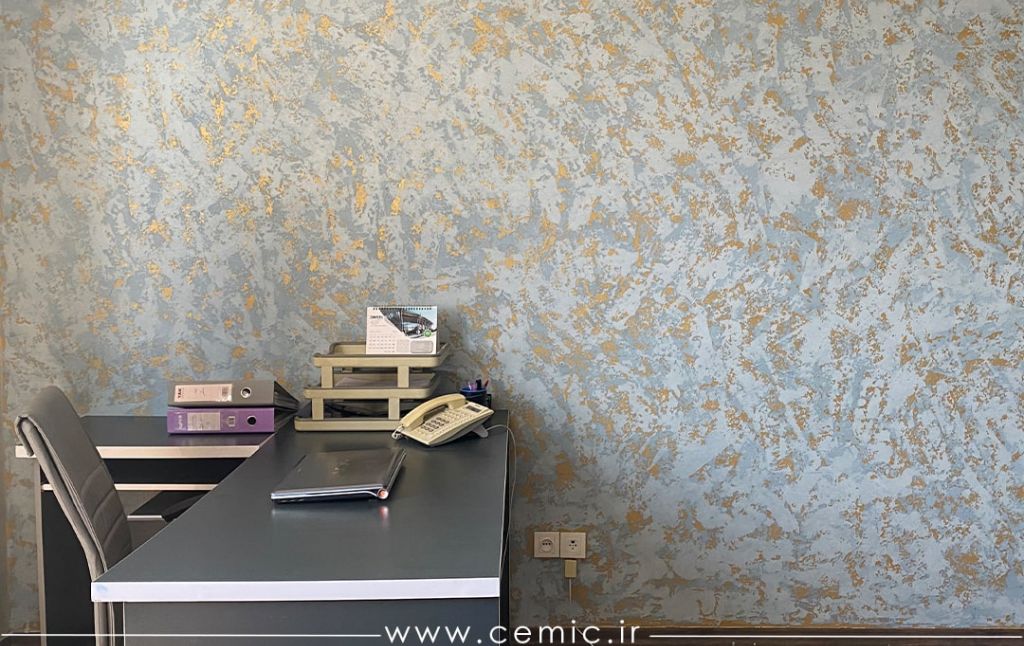Wall microcement of office project | cemic-microcement